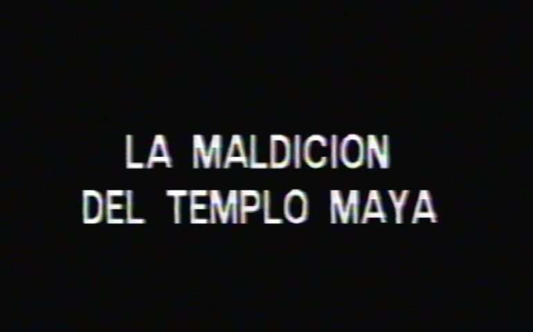 El Misterio Del Templo Maya / Curse Of The Mayan Temple (1977) - VHS ...