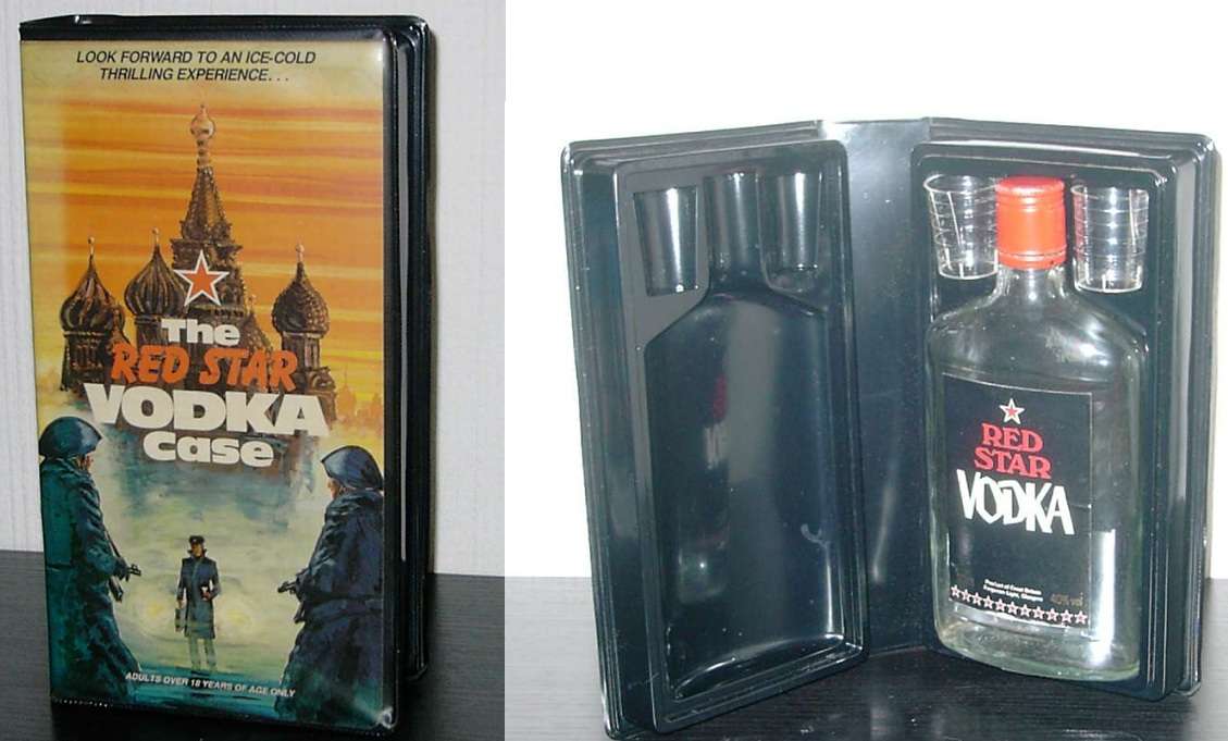 The Red Star Vodka Case: Vodka En Caja De VHS - RaroVHS – El Archivo ...