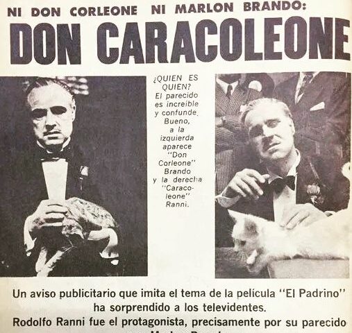 Rodolfo Ranni Interpreta A Don Corleone (1972) - RaroVHS: Películas En ...
